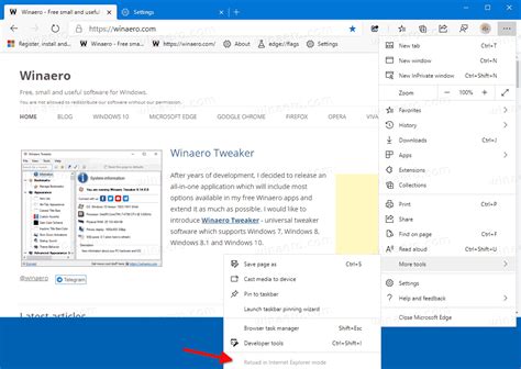 Internet Explorer Mode In Microsoft Edge Jascomplete