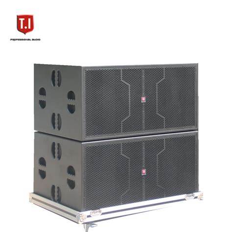 W High Powered Audio Sound Equipment Dual Inch Sub Bass System Line Array Speakers