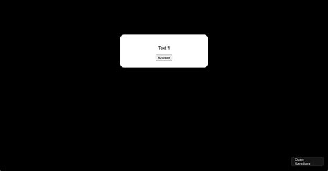 Animation Working Solution Codesandbox