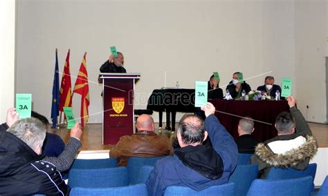 ОФС КОЧАНИ ЗАКАЖА РЕДОВНО ГОДИШНО СОБРАНИЕ Комарец