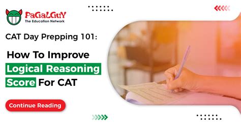 CAT Day Prepping How To Improve Logical Reasoning Score For CAT PaGaLGuY
