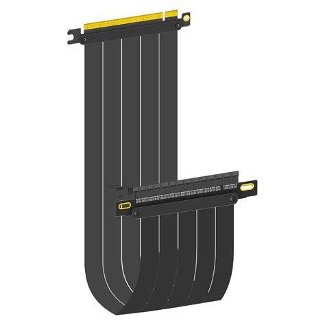 GoldHub PCIE Graphic Card Extension Cable Degree Shielded High Speed PCI Express