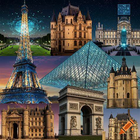 Europe Landmarks Collage