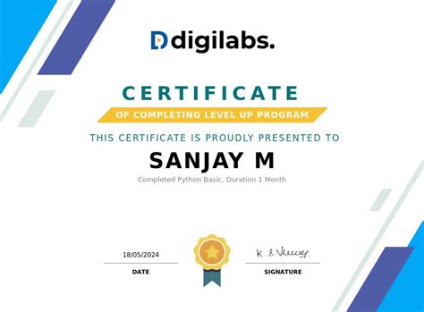 Sanjay M On Linkedin Python Programming Learning Digilabs