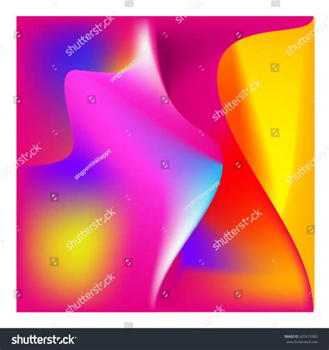 3d Wavy Background Dynamic Effect Abstract Stock Vector Royalty Free 607415585 Shutterstock
