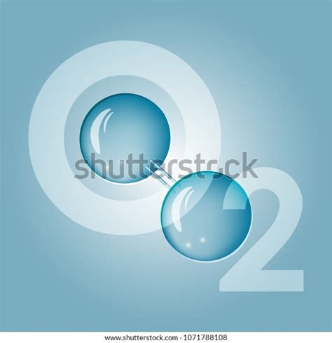 Oxygen Molecule O2 Vector Illustration Stock Vector Royalty Free 1071788108 Shutterstock