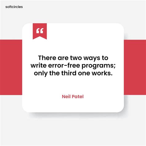 How To Write Error Free Programs Alan Perlis Softcircles Posted On