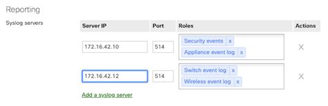 Meraki Device Reporting Syslog Snmp And Api Cisco Meraki Documentation