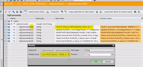 C Connecting An Plc Siemens S7 1500 To An Sql Server Database Stack Overflow