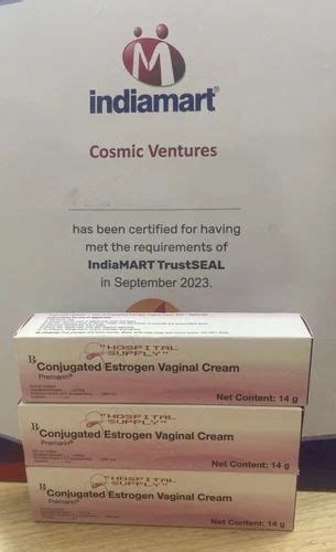 Conjugated Estrogen Vaginal Cream At ₹ 900piece Vaginal Cream In