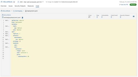 Sonarqube 99 Lts Kubernetes Sensor Ignoring File Errors Sonarqube Server Community Build