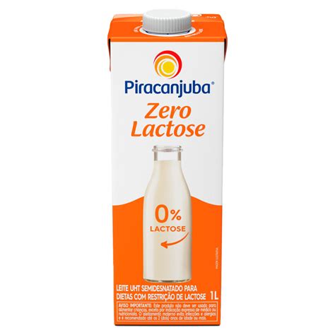 Kits C Leite Uht Semidesnatado Zero Lactose Piracanjuba Caixa Com