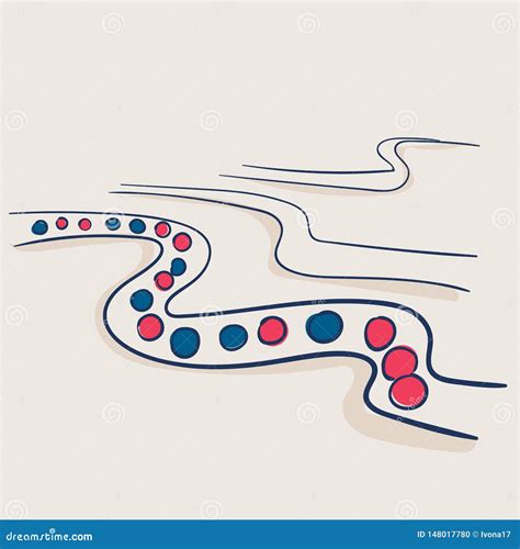 Binary System Vector Illustration Sketch Doodle Isolated Stock Vector