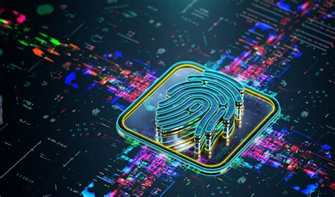 Biometric Fingerprint Authentication Biometric Safety Concept Modern