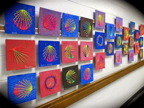Cassie Stephens In The Art Room A String Stitched Dot For Dot Day