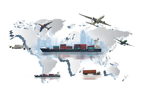 세계 물류 배경 또는 운송 산업 또는 운송 사업 컨테이너화물 선적 트럭 배달 비행기 수입 수출 개념 0명에 대한 스톡 사진 및 기타 이미지 Istock