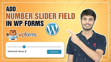 How To Add Number Slider Field To Wpforms