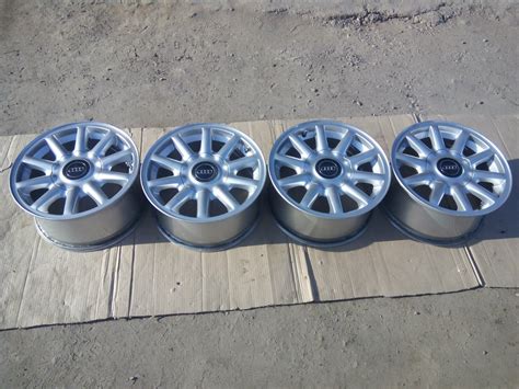 похвалюсь хах старенькой обновой 2014 года — Audi 80 B4 1 9 л 1994 года колёсные диски