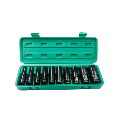 Impact Socket Set 1 2inch Drive Hex Impact Socket Vicedeal