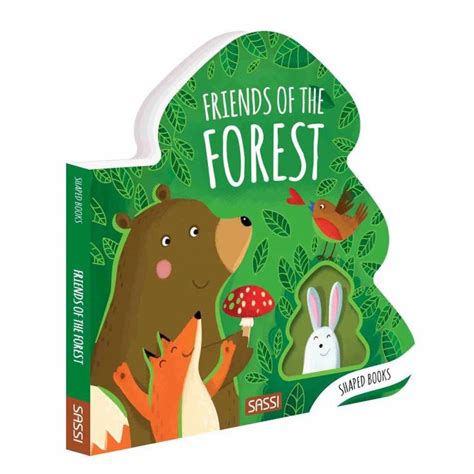 Sassi Shaped Board Book Friends Of The Forest Shape Books