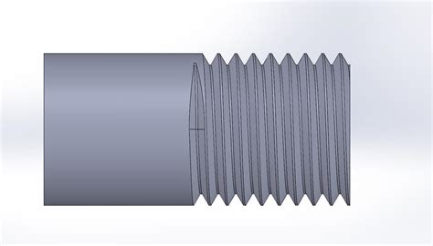 Thread Runout In Solidworks Grabcad Questions