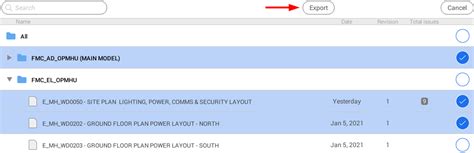 Exporting Sheets Revizto