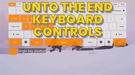 Unto The End Keyboard Controls Defkey