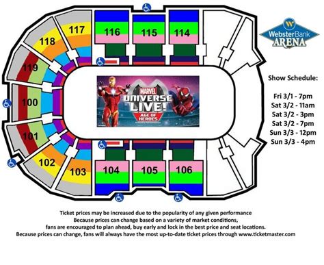 Webster Bank Arena Seating Chart Seating Charts The Deed The