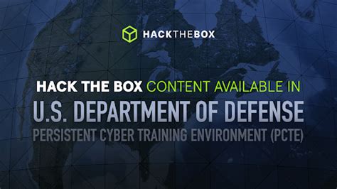 Htb Joins Dod Cyber Mission Force Persistent Cyber Training Environment Pcte