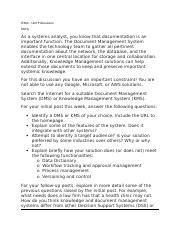 IT460 McFly Unit 9 Discussion P2 Docx IT460 Unit 9 Discussion McFly