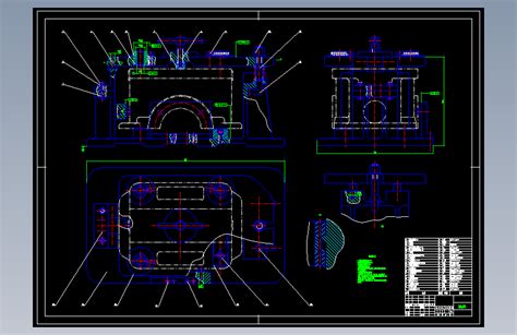 wh212减速器箱体加工工艺及夹具设计含CAD图纸 AutoCAD 2007 模型图纸下载 懒石网