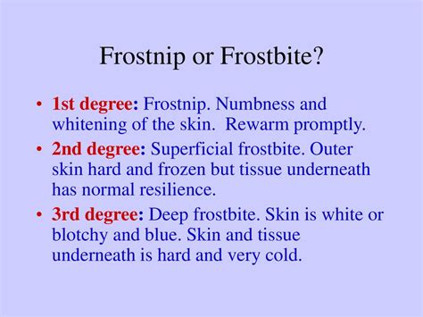 Frostbite Ppt Download Frostbite Ppt Download