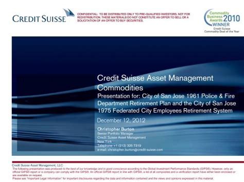 Update From The Risk Parity Managers City Of San Jose Retirement