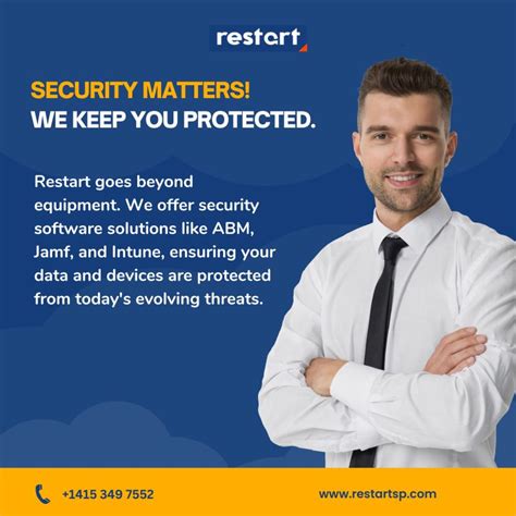Restart On Linkedin Securitymatters Dataprotection Securitysoftware Abm Jamf Intune