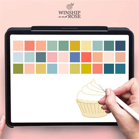 Procreate Color Palette Color Swatches Procreate Tools Ipad Tools Photoshop Swatches Set Of 30