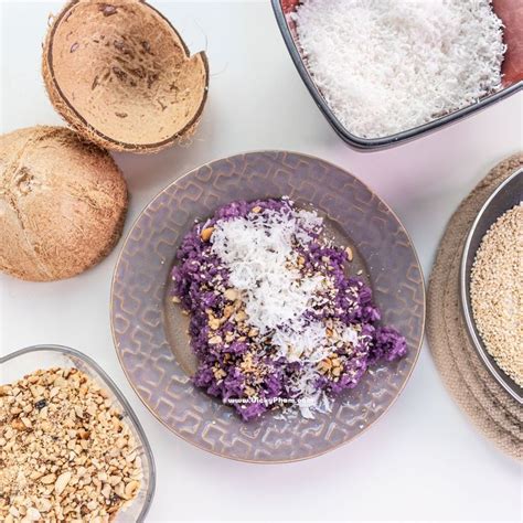 How To Make Vietnamese Sweet Coconut Purple Sticky Rice