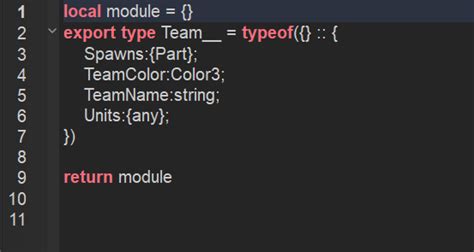 why this exported type doesn t exist what scripting support