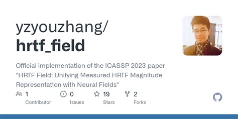 github yzyouzhang hrtf field official implementation of the paper