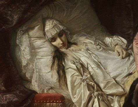 Details Of La Mort De Barbara Radziwiłł 1841 By Józef Simmler 1823