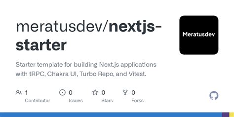 Github Meratusdevnextjs Starter Starter Template For Building Next