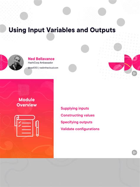 Using Input Variables And Outputs Slides Pdf