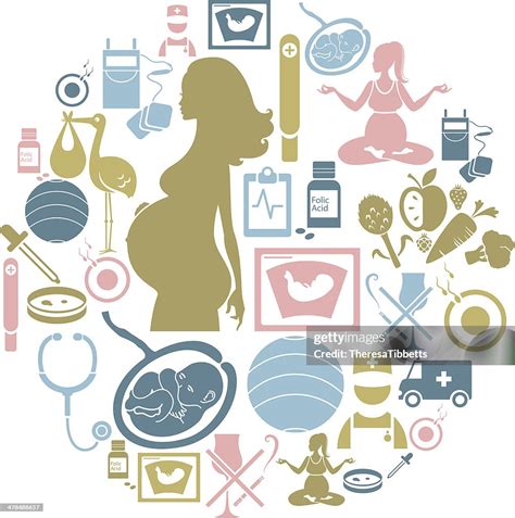 Pregnancy Icon Set High Res Vector Graphic Getty Images