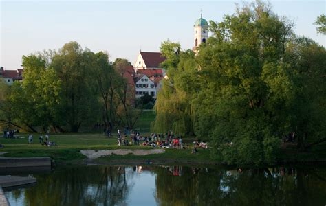 무료 이미지 나무 꽃 호수 강 운하 못 반사 가을 공원 니콘 정원 수로 물줄기 Regensburg