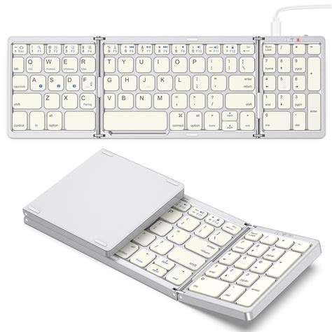 Amazon In Buy Erkovia Foldable Bluetooth Keyboard Wireless Portable Keyboard With Numeric