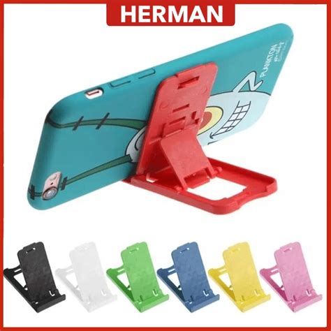 Phone Tablet Mobile Stand Holder Foldable Desktop Holder Phonestand Lipat Mini Portable