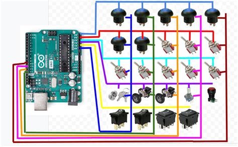 Need Help Wiring A Button Box General Guidance Arduino Forum