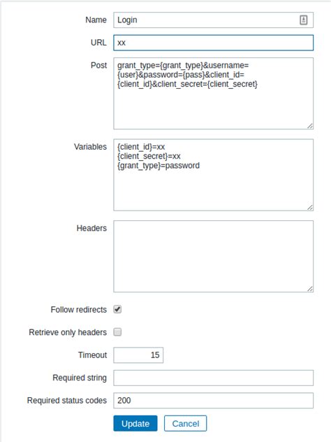 Monitoring Zabbix Web Scenario 400 Stack Overflow