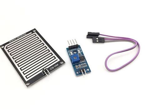 Sensor De Chuva Água C Módulo P Arduino Pic Esp32 Esp8266 Loja Da