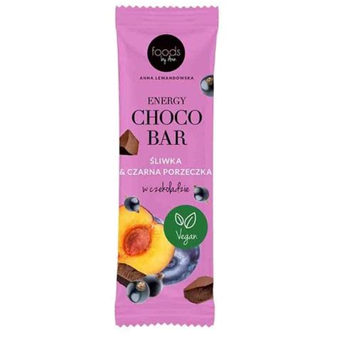 Baton Energy Choco Bar śliwka And Czarna Porzeczka W Czekoladzie Foods By