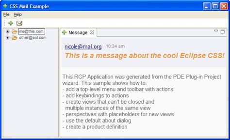 E4uirunning Css Demos Eclipsepedia